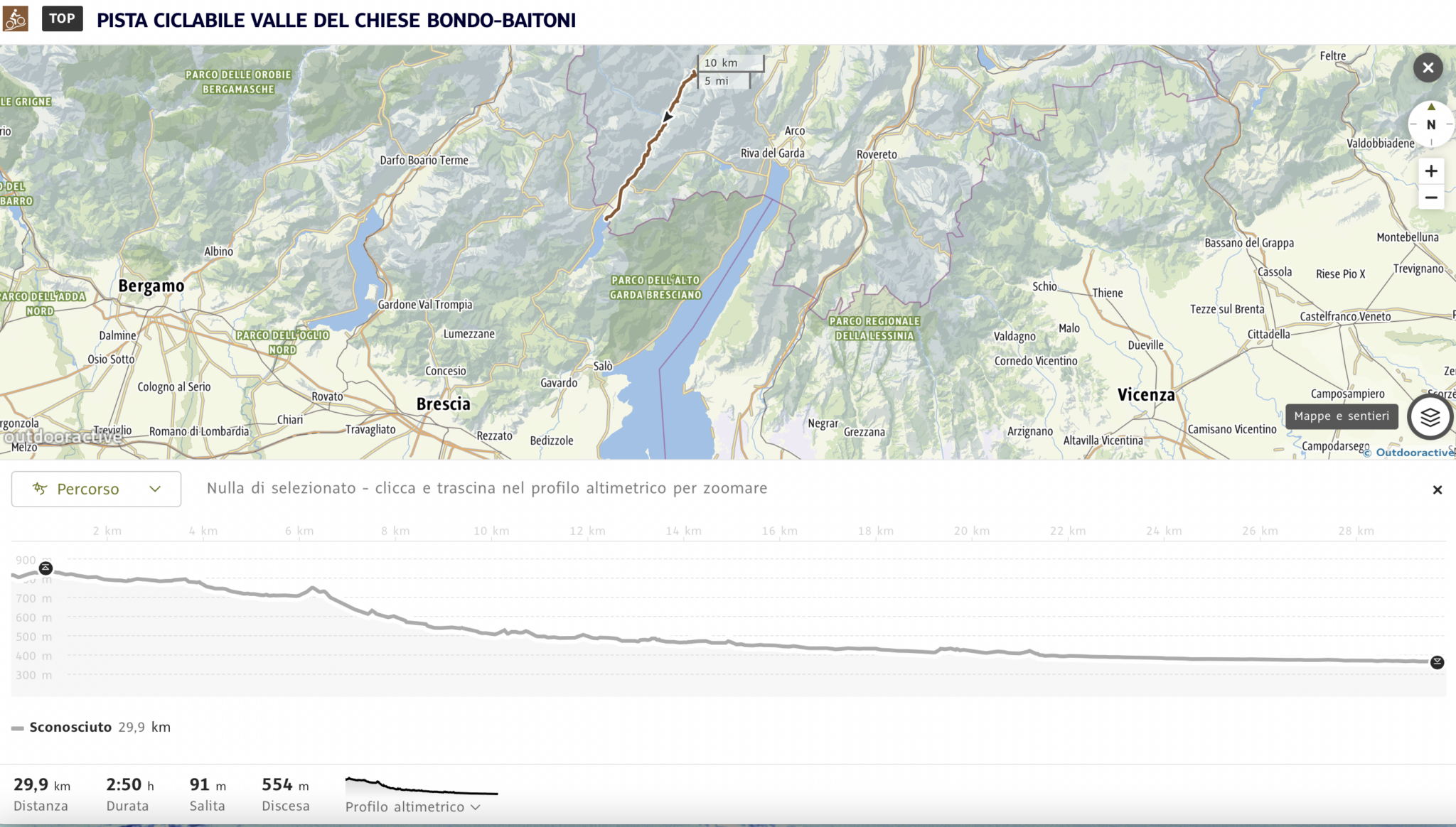 CICLABILE VALLE DEL CHIESE AL LAGO DI IDRO - Dolom-Eat